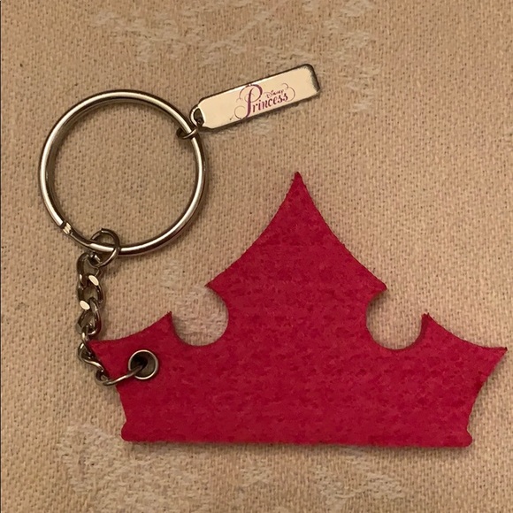 Disney | Accessories | Disney Princess Pink Crown Keychain Disney World ...
